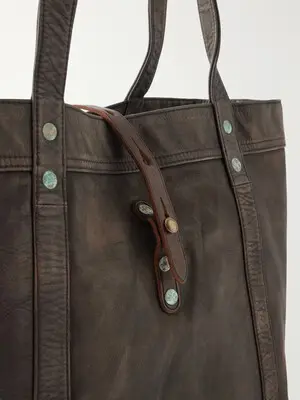 Ralph Lauren Carter Leather Tote Bag