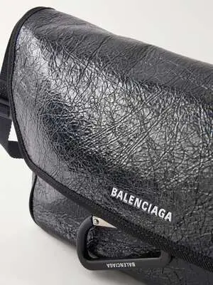 Balenciaga Explorer Arena Textured-leather Messenger Bag