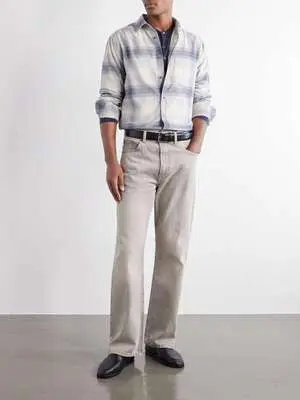 Portuguese Flannel Fonte Checked Cotton-flannel Shirt