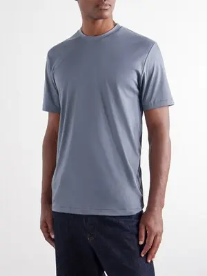 Zimmerli Sea Island Cotton-jersey T-shirt