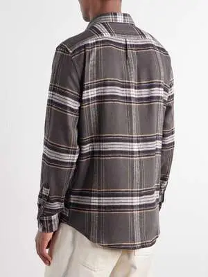 Portuguese Flannel Spindle Checked Cotton-flannel Shirt