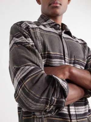 Portuguese Flannel Spindle Checked Cotton-flannel Shirt