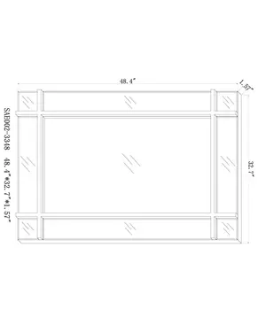 SURYA Sadler Accent Mirror