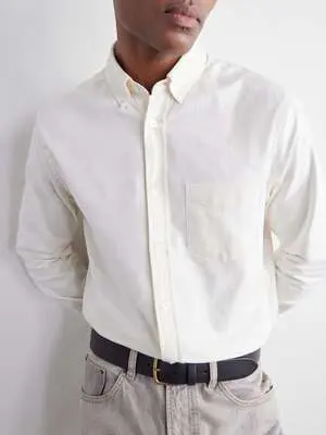 Portuguese Flannel Montebelo Button-down Collar Cotton-poplin Shirt