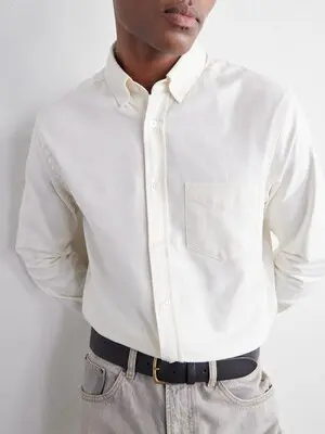 Portuguese Flannel Montebelo Button-down Collar Cotton-poplin Shirt