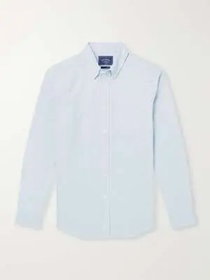 Portuguese Flannel Button-down Brushed-cotton Oxford Shirt