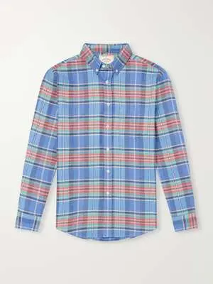 Portuguese Flannel Lucia Checked Cotton-flannel Shirt