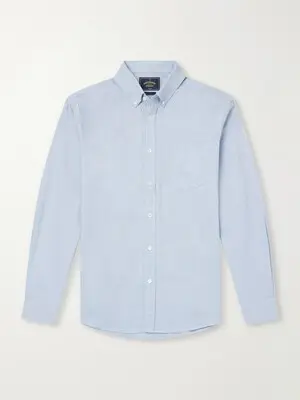 Portuguese Flannel Montebelo Button-down Collar Cotton-poplin Shirt