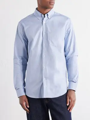 Portuguese Flannel Montebelo Button-down Collar Cotton-poplin Shirt