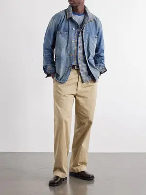 Ralph Lauren Matlock Checked Cotton-twill Shirt - Blue