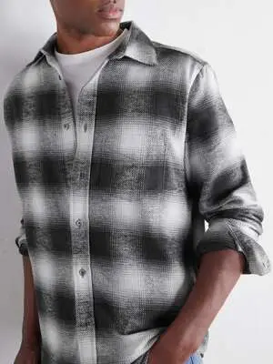 Portuguese Flannel Dune Checked Cotton-flannel Shirt