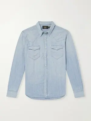 Ralph Lauren Cotton-chambray Shirt - Blue