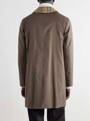 Burberry Tottenham Checked Cotton-gabardine Trench Coat