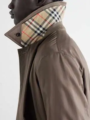 Burberry Tottenham Checked Cotton-gabardine Trench Coat