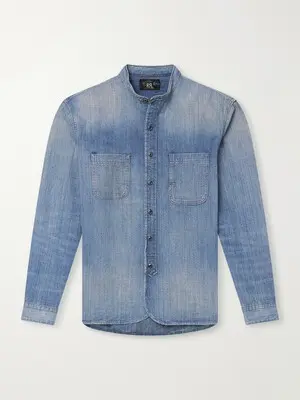 Ralph Lauren Tombstone Washed Denim Shirt - Blue