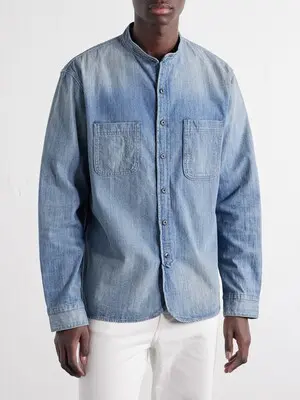 Ralph Lauren Tombstone Washed Denim Shirt - Blue