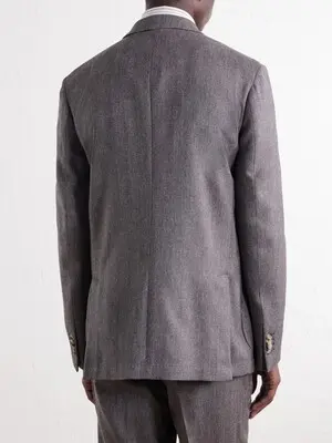 Paul Smith Wool And Cashmere-blend Herringbone Suit Jacket