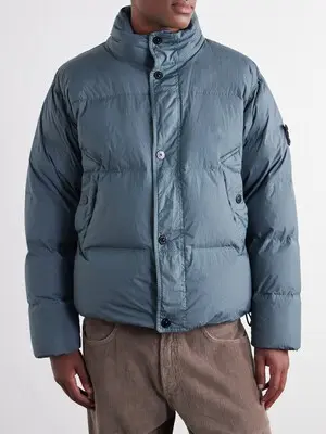 Stone Island Quilted Shell Down Jacket