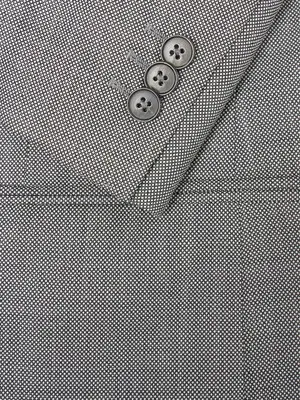 Husbands Double-breasted Birdseye Wool Suit
