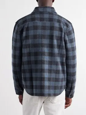 Ralph Lauren Checked Wool-matlock Overshirt