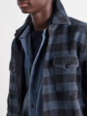 Ralph Lauren Checked Wool-matlock Overshirt