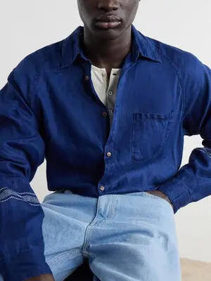 Kapital Printed Linen Shirt