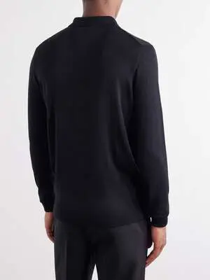 PIACENZA CASHMERE 1733 Wool And Silk-blend Polo Sweater