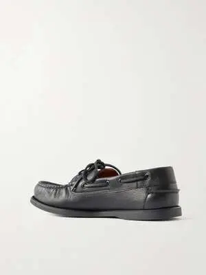 Mr P. Full-grained Leather Boat Shoes