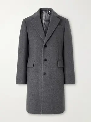 Burberry Fitted Coats For Men