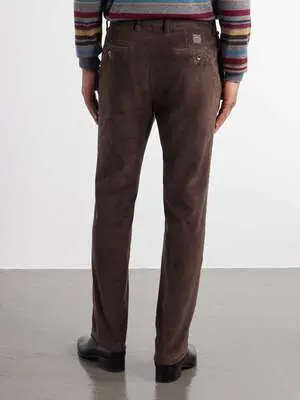 SLOWEAR Straight-leg Cotton-blend Corduroy Trousers
