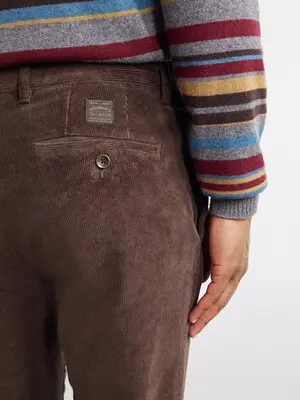 SLOWEAR Incotex Straight-leg Stretch-cotton Corduroy Trousers