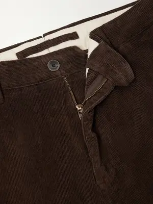 SLOWEAR Incotex Straight-leg Stretch-cotton Corduroy Trousers