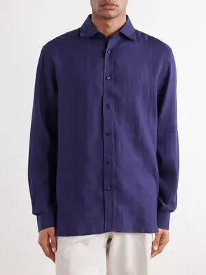 Ralph Lauren Purple Label Halton Linen Shirt