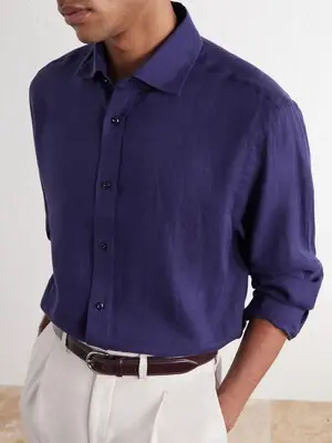 Ralph Lauren Purple Label Halton Linen Shirt