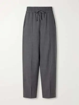 AMI Paris Wide-leg Virgin Wool Trousers