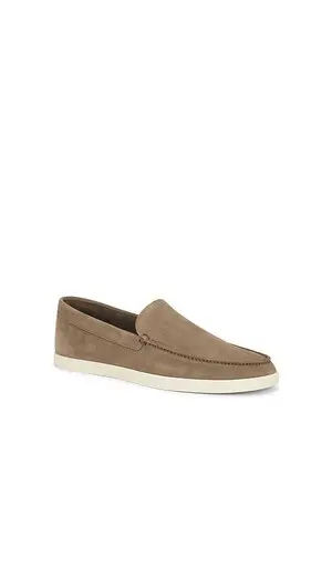 Vince Sonoma Suede Loafer In Grey