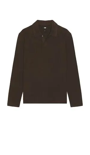 Paige Hammond Polo In Brown - Dark Agar
