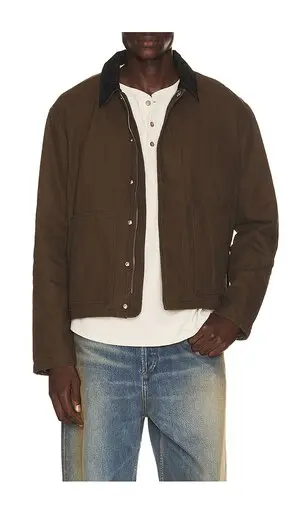 Paige Vechio Jacket In Brown - Pinecone