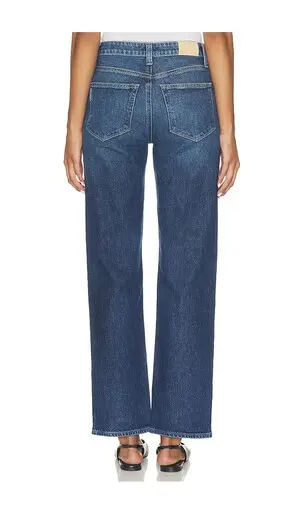 Paige Stevie Slim Straight Jeans In Blue