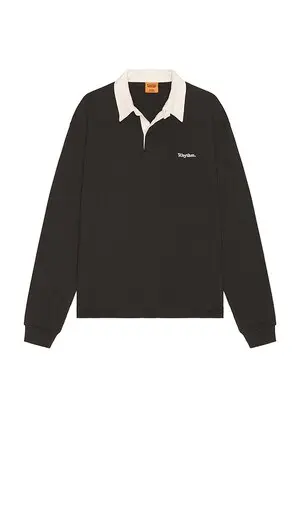 RHYTHM Koa Vintage Rugby Long Sleeve Polo