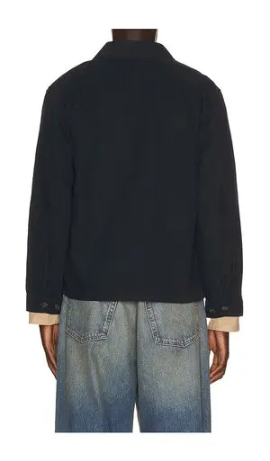 RHYTHM Awake Herringbone Jacket In Blue