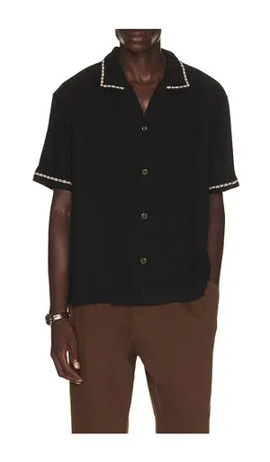 RHYTHM Diego Shirt - Black
