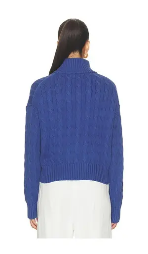 Polo Ralph Lauren Cotton Long Sleeve Pullover In Blue