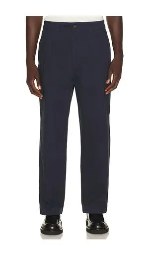 RHYTHM Twill Pressed Trouser In Blue