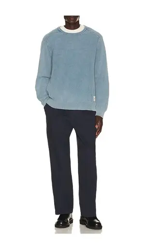 RHYTHM Twill Pressed Trouser In Blue