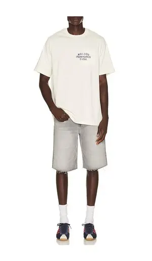MALBON Vista Ironworks Tee In White