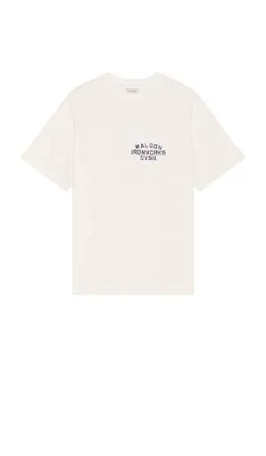 MALBON Vista Ironworks Tee In White