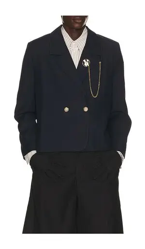 ADVISRY Double Breasted Blazer
