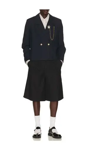 ADVISRY Double Breasted Blazer