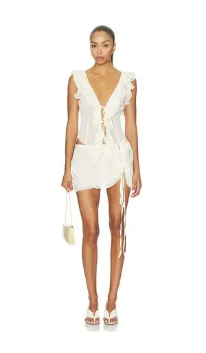 I.AM.GIA Sapphire Ruffle Top - Cream